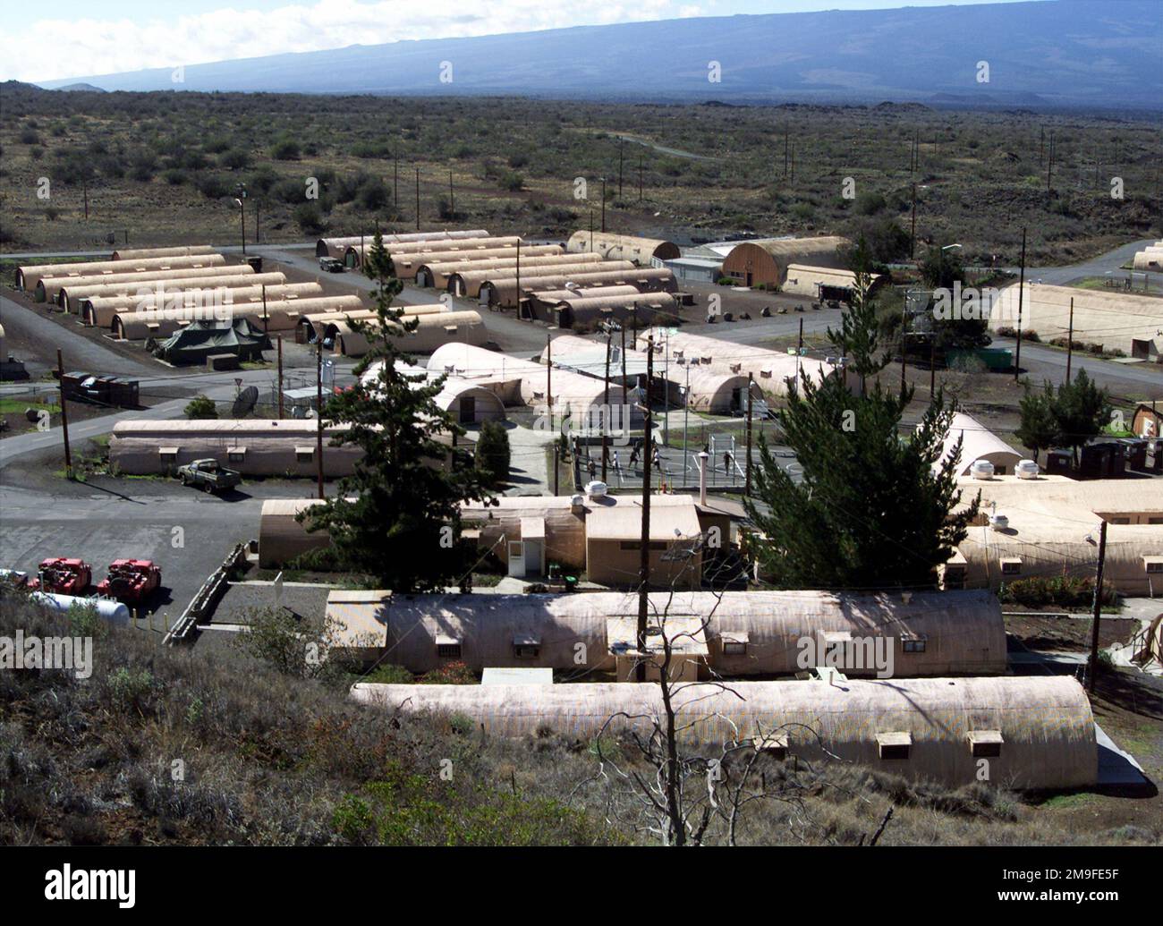 Shot of Pohakuloa Training Area on the Big Island of Hawaii. Base ... Shot of Pohakuloa Training Area on the Big Island of Hawaii. Base ...