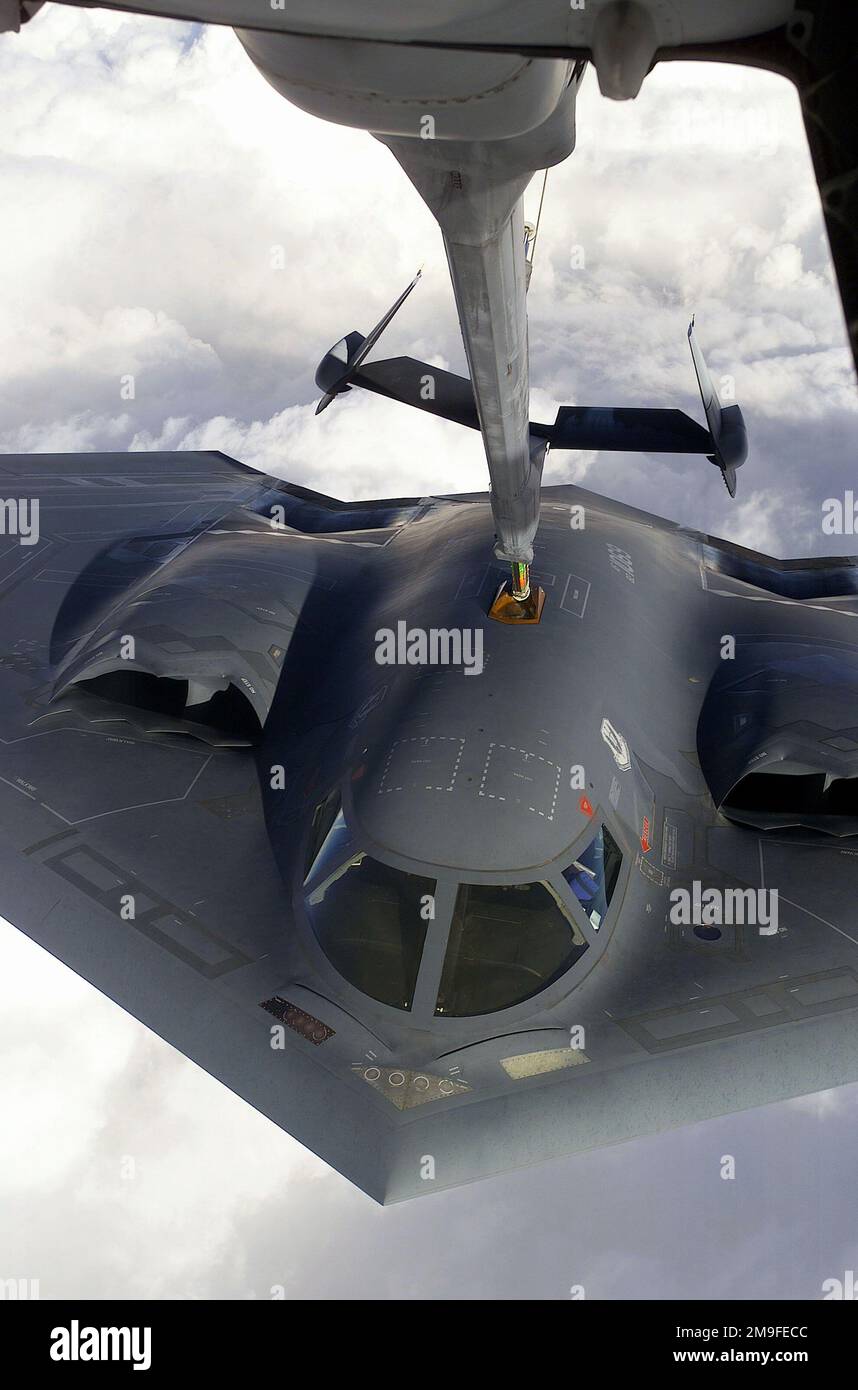 A B-2 Spirit aircraft from Whiteman Air Force Base, Missouri, makes ...