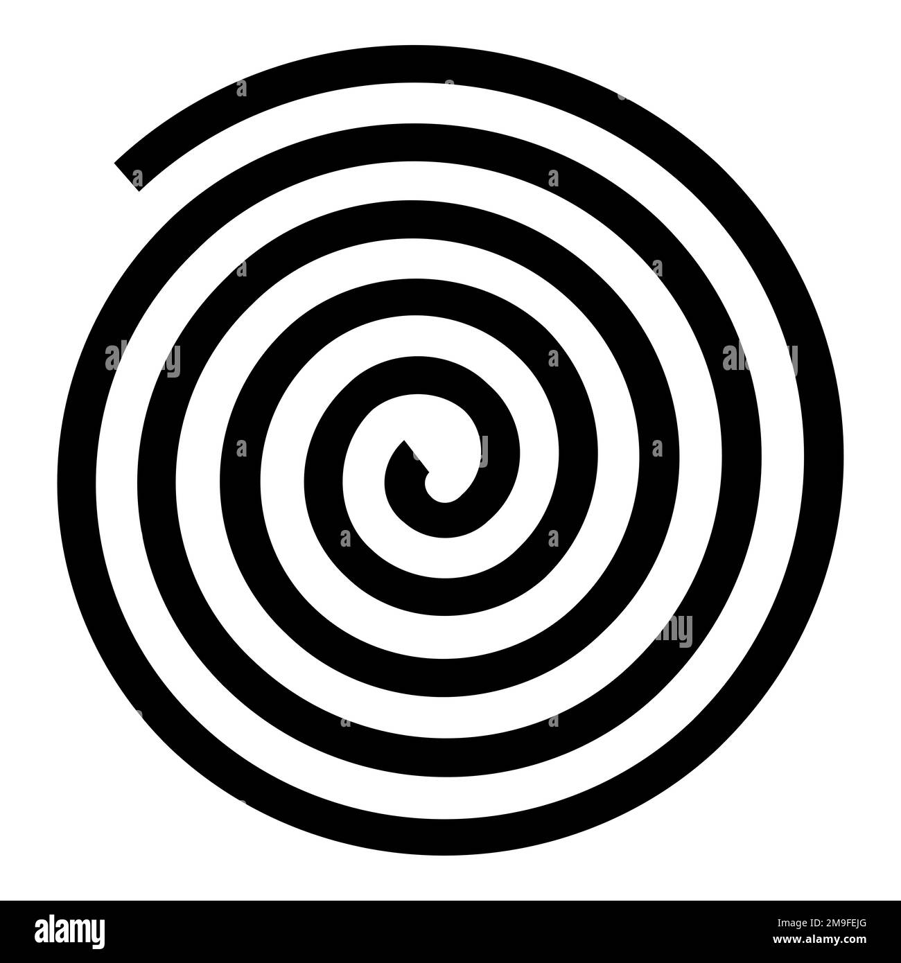 Spiral symbol icon illustration Stock Photo - Alamy