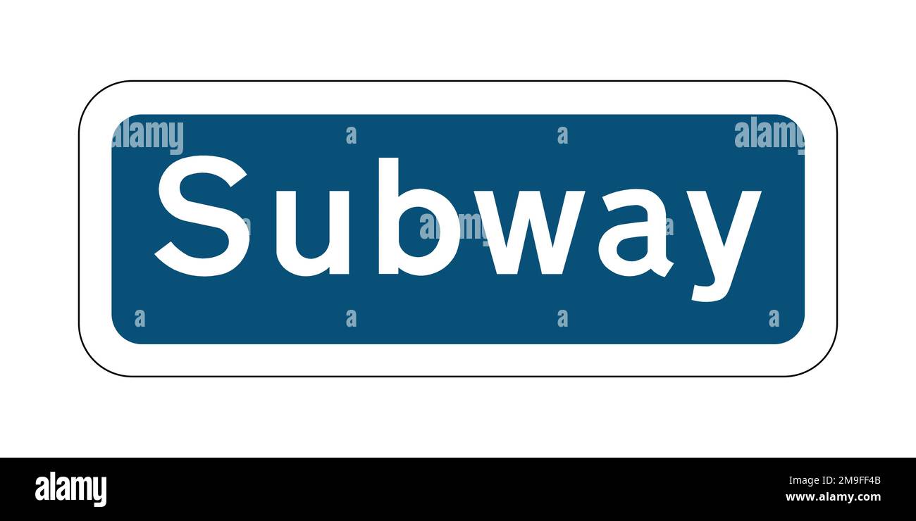 Metro roadsign hi-res stock photography and images - Alamy