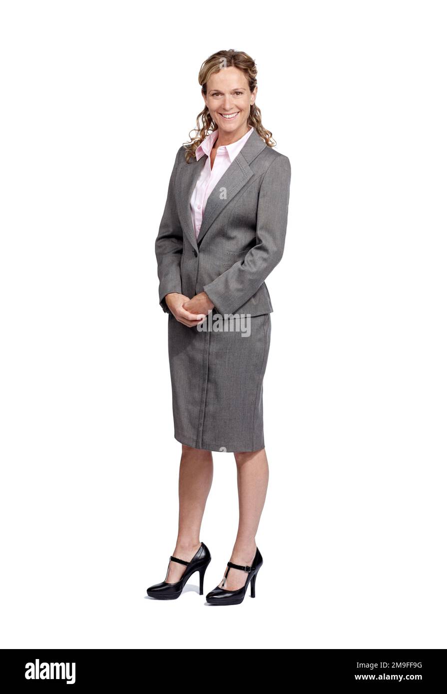 Elegant woman worker in Cut Out Stock Images & Pictures - Alamy