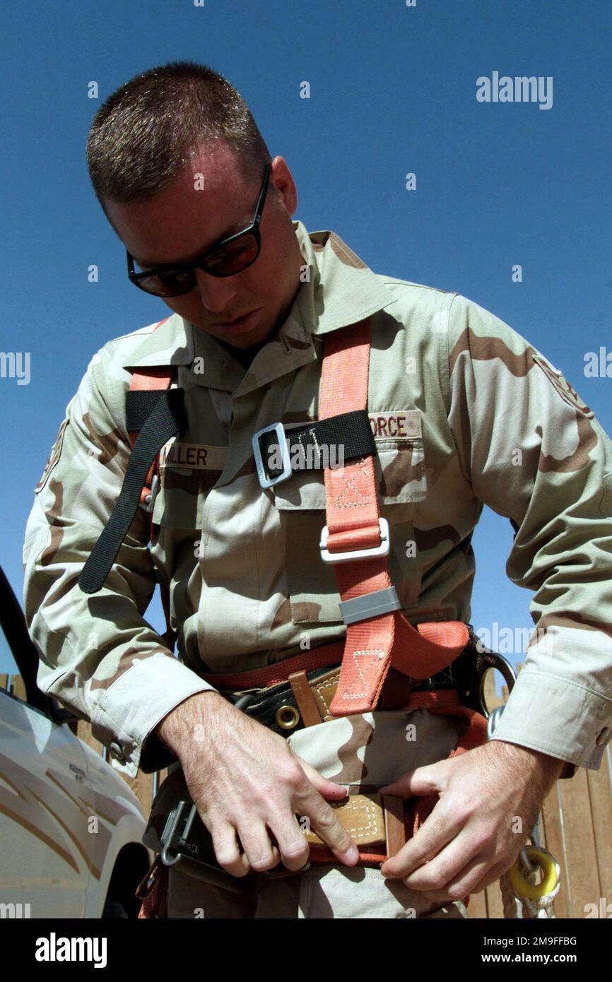 US Air Force STAFF Sergeant David Miller, a Cable/Antenna systems ...