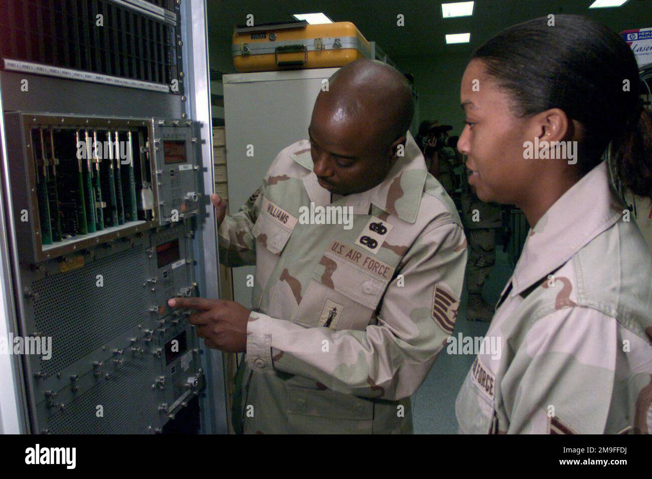 US Air Force Technical Sergeant Benjamin Williams, 9th Communications ...