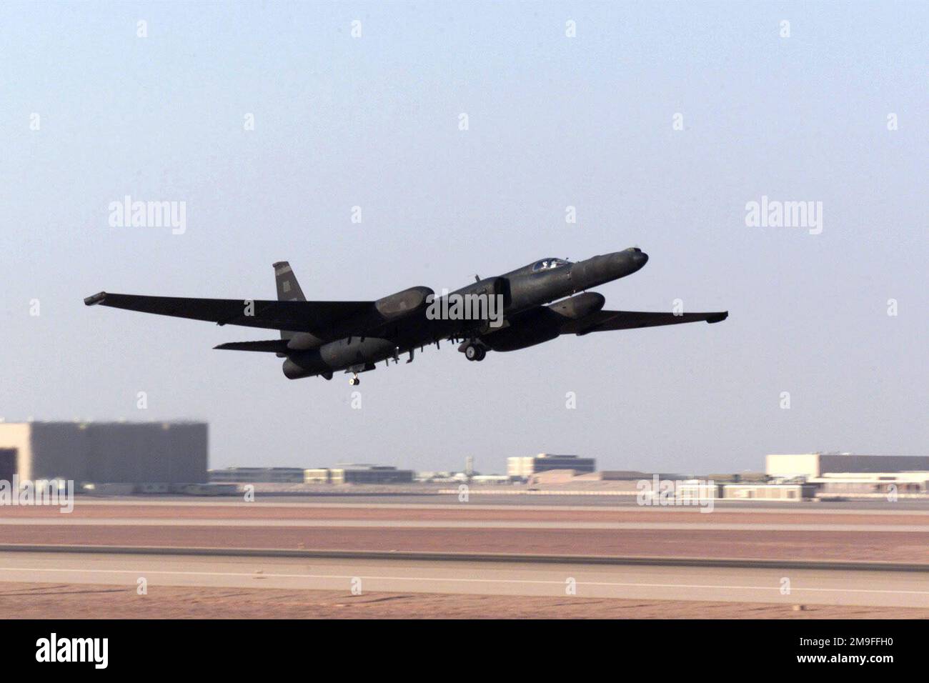 A U-2 aircraft from the 363rd Expeditionary Reconnaissance Squadron ...