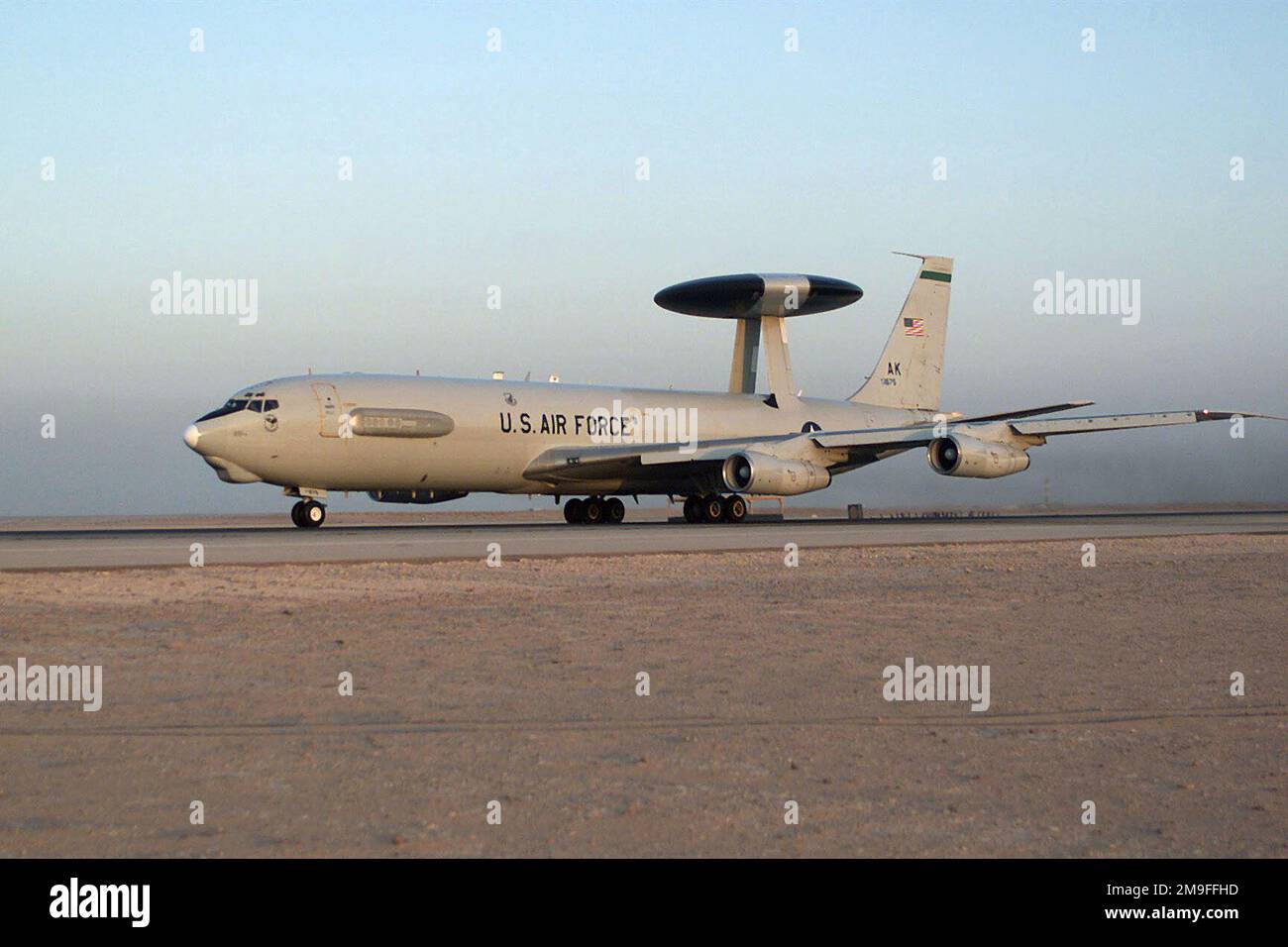 An E-3 Sentry aircraft from the 363rd Expeditionary Airborne Air ...