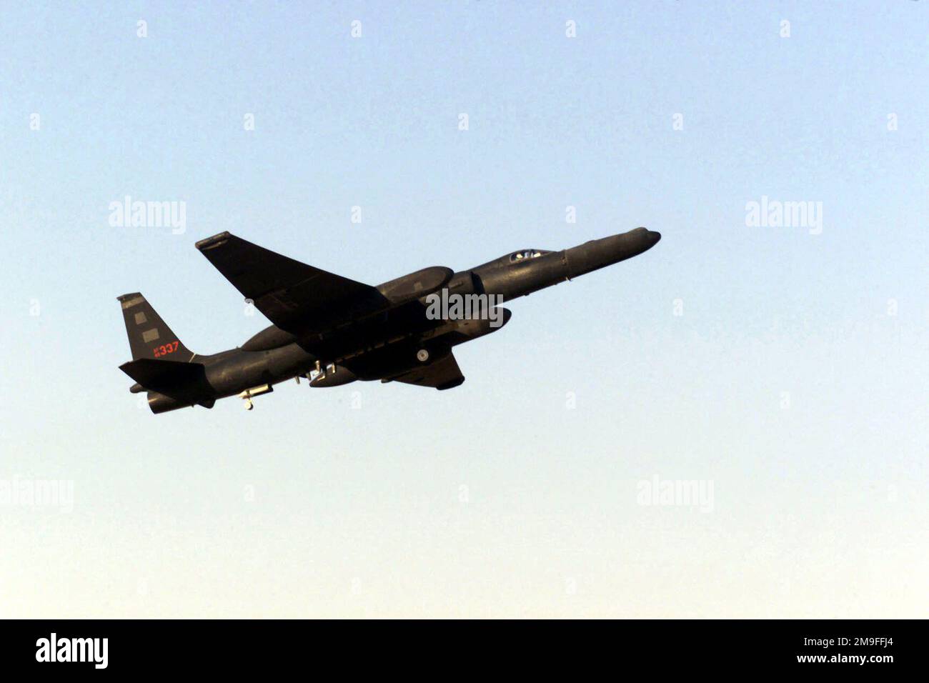 A U-2 aircraft from the 363rd Expeditionary Reconnaissance Squadron ...