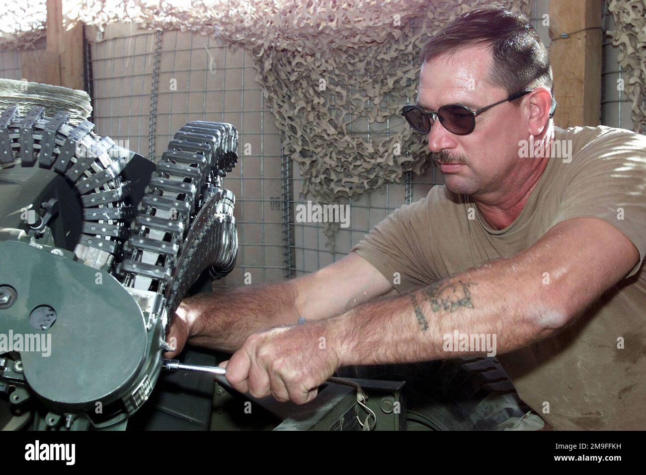 US Air Force MASTER Sergeant James Rice from the 363rd Expeditionary ...