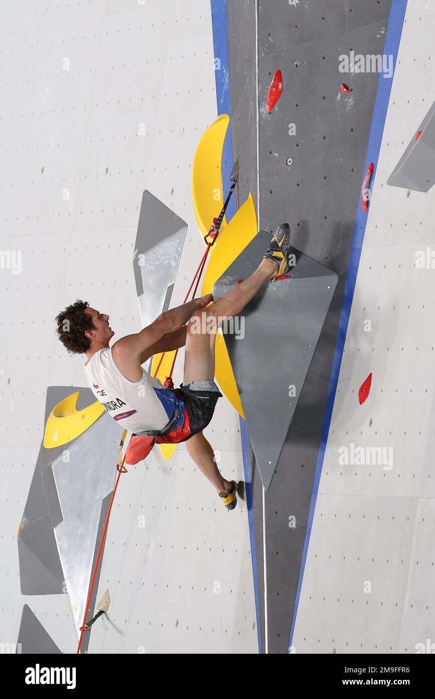 AUG 5, 2021 - TOKYO, JAPAN: Adam ONDRA of Czech Republic competes in ...
