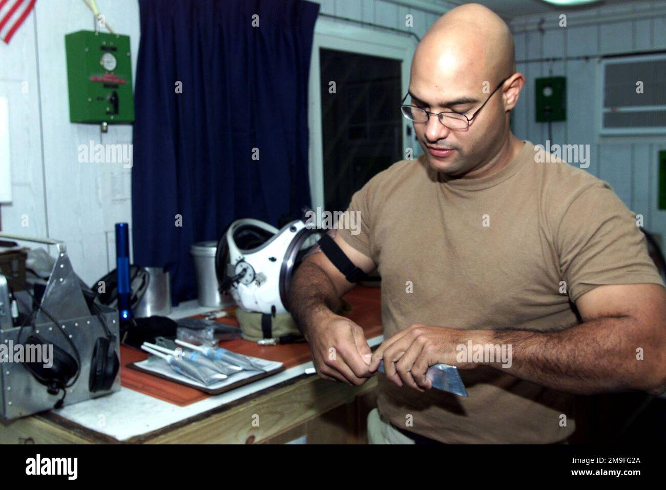 US Air Force STAFF Sergeant Mark Dimalanta, from the 363rd ...