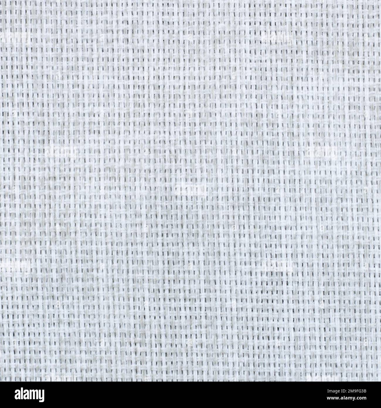 Texture of natural linen fabric close up. Gray White Linen Textile ...