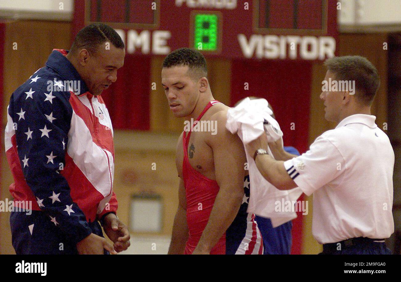 All Marine Wrestilng Coach, Captain Jay Antonelli (Right) and USMC ...