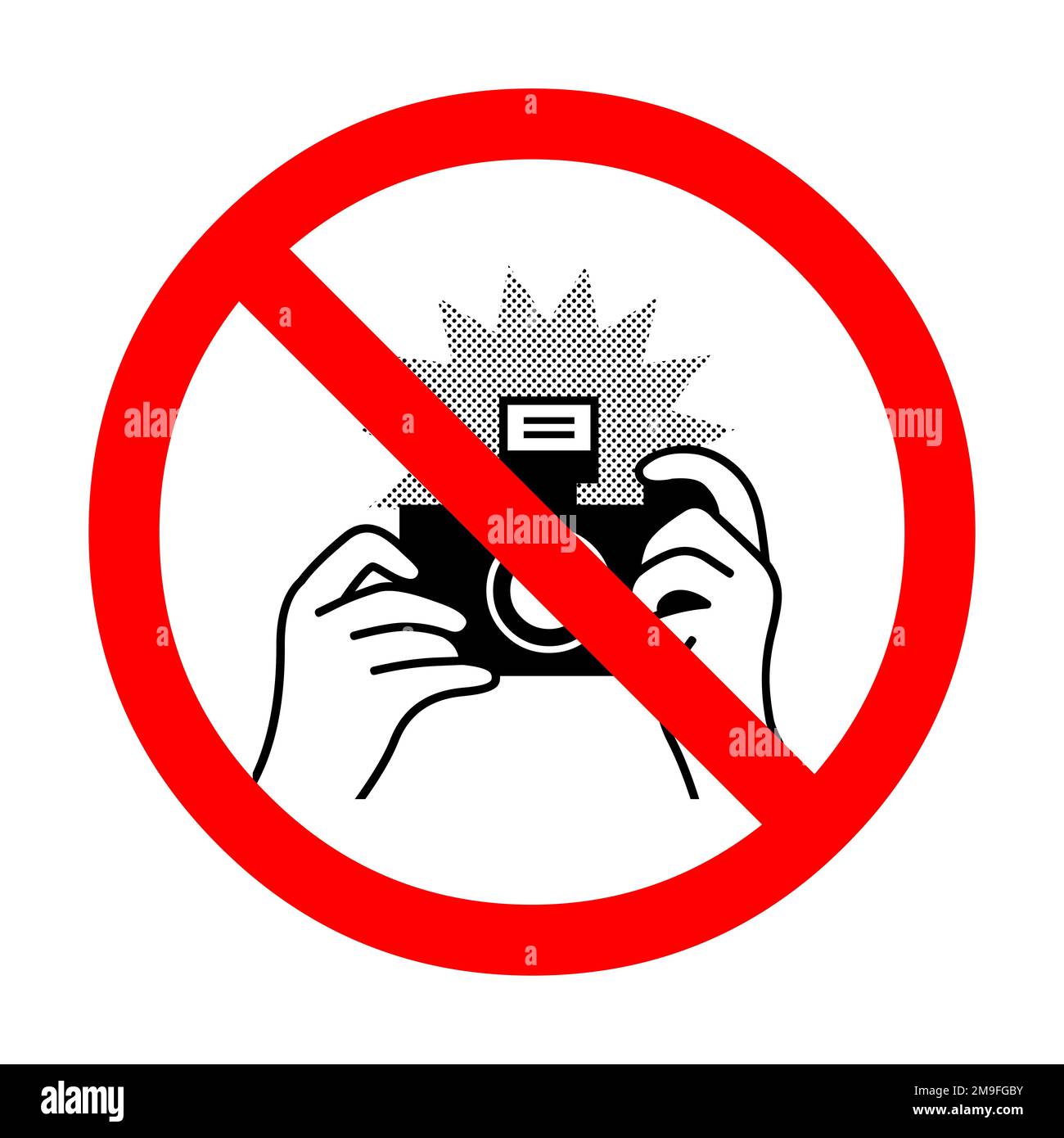 No photographic flash symbol icon Stock Photo - Alamy