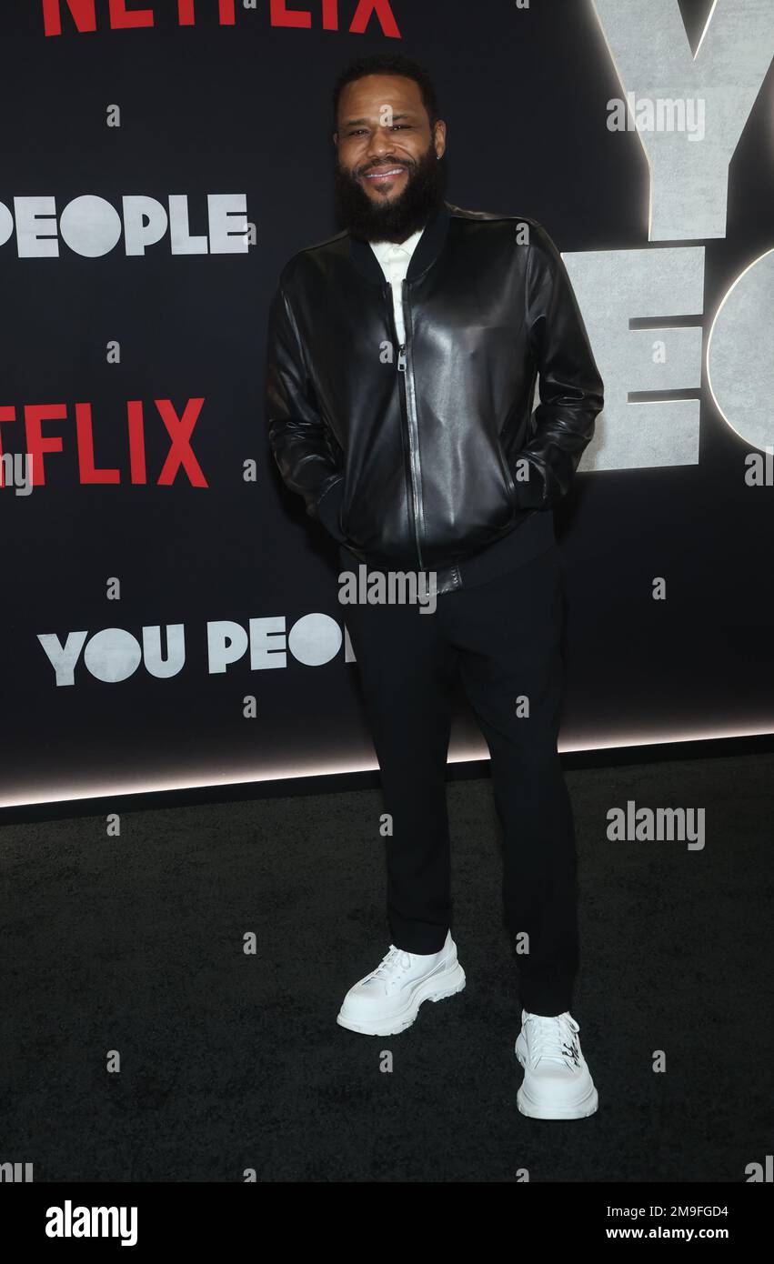 17 January 2023 -Los Angeles, California - Anthony Anderson. Los ...