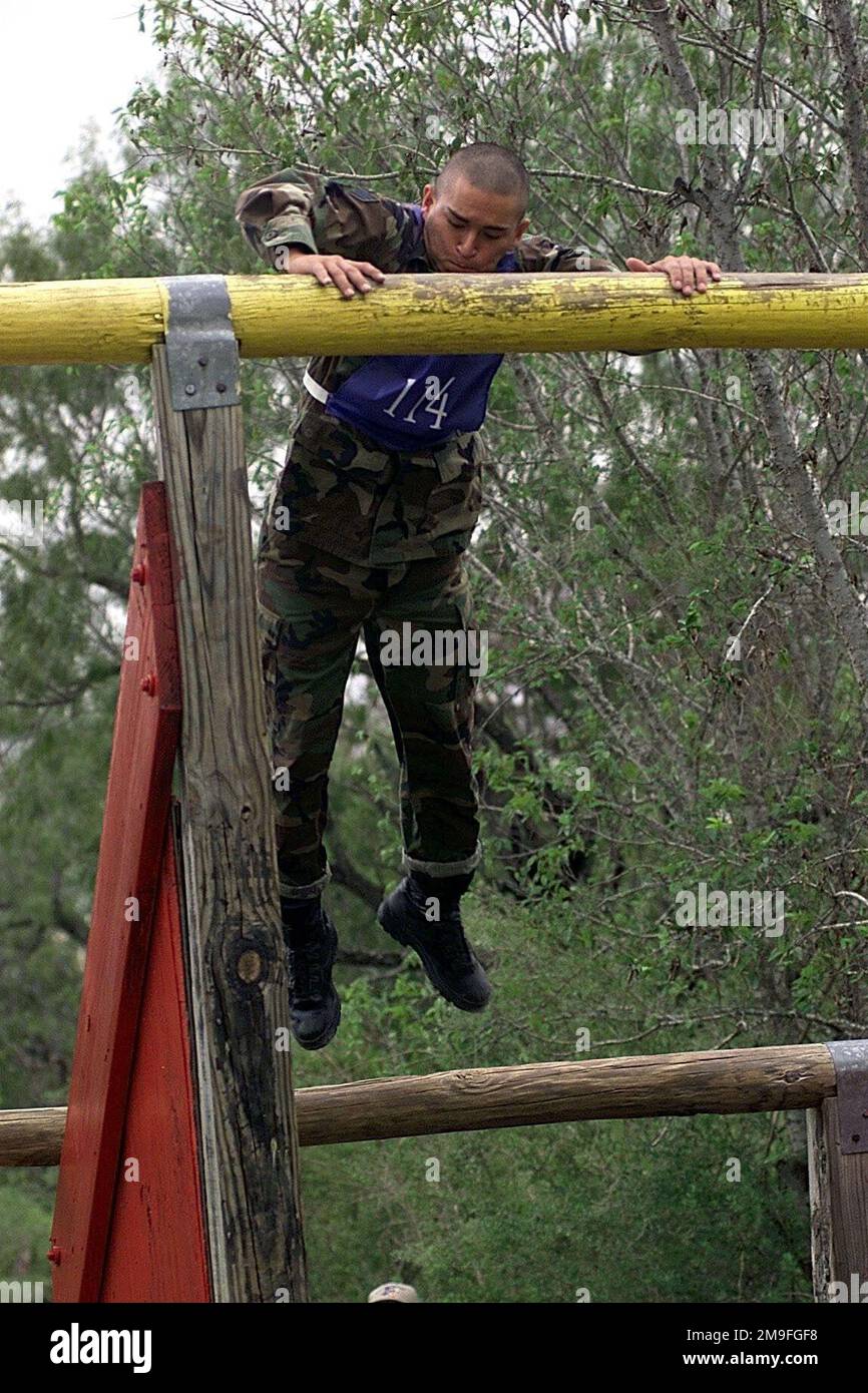 Air National Guards SENIOR AIRMAN Andrew Moya displays superb athletic ...