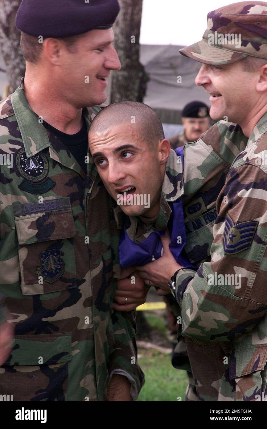 Showing signs of fatigue after completing the obstacle course, US Air ...
