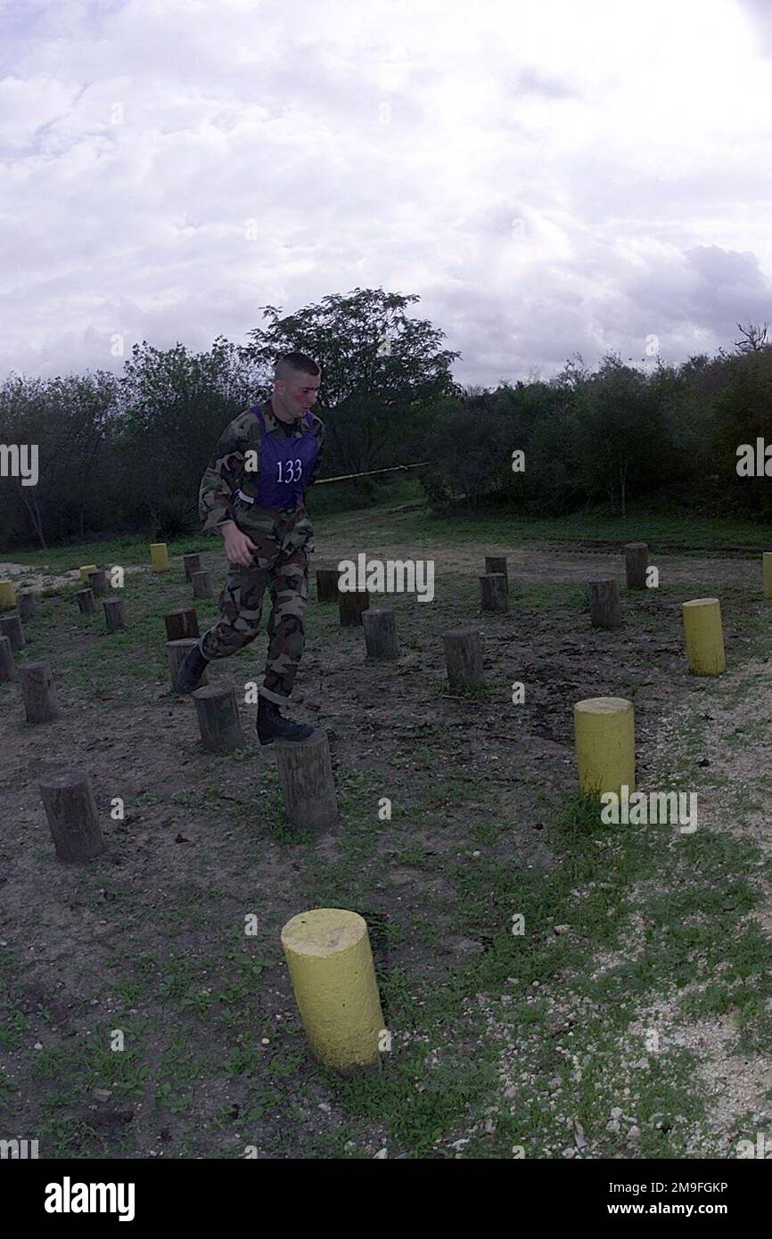 US AIr Force STAFF Sergeant James Pamplin focuses on each step of the ...