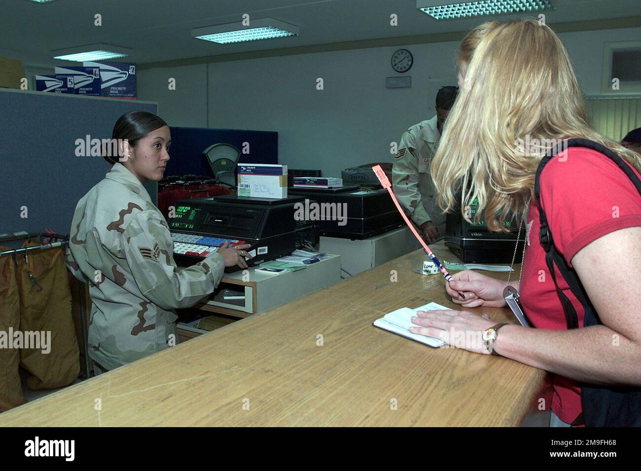 US Air Force SENIOR AIRMAN Melissa Pridgen, a Postal Advisor with the ...