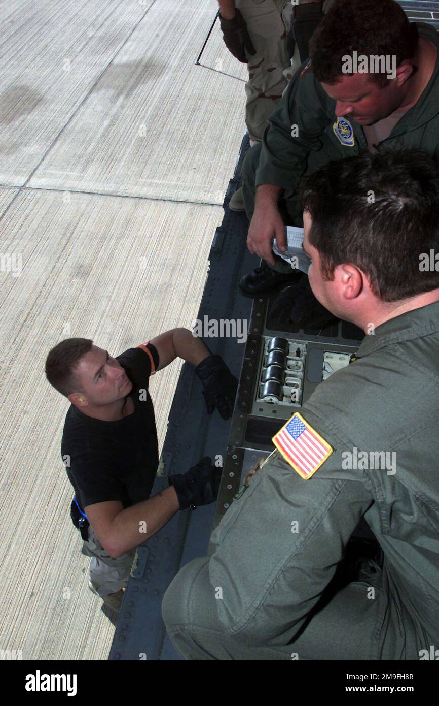 A Member of the 8th Expeditionary Air Mobility Support Squadron, Prince ...
