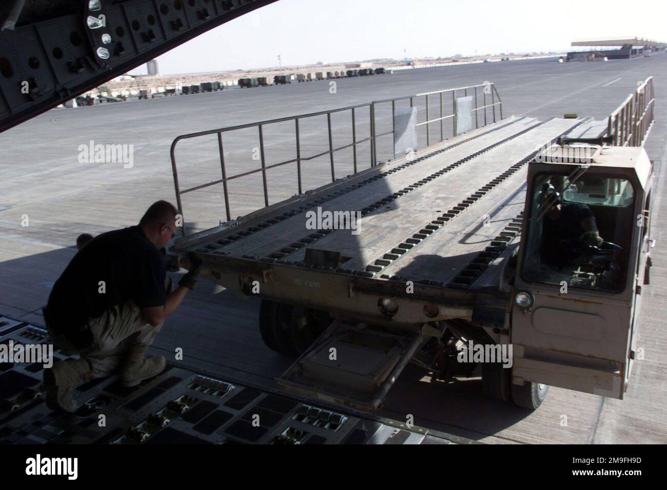 US Air Force SENIOR AIRMAN Timothy Stawski of the 8th Expeditionary Air ...