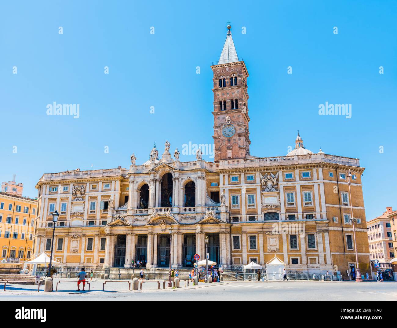 ROME, ITALY - JUNE 29, 2019: Saint Mary Major Square (Piazza di Santa ...