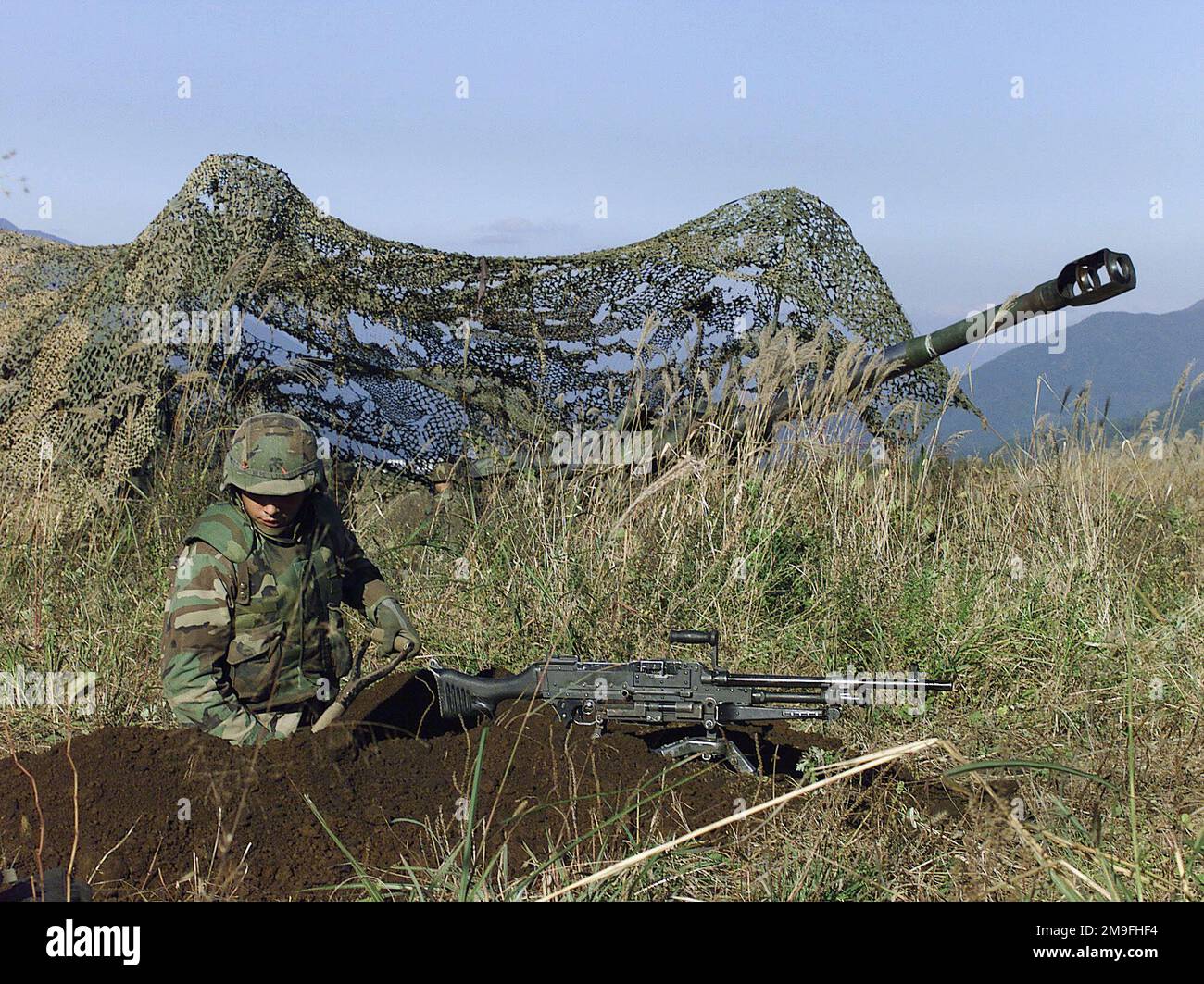 US Marine Lance Corporal (LCPL), Joseph T. Flamand, 3rd Battalion, 12th ...