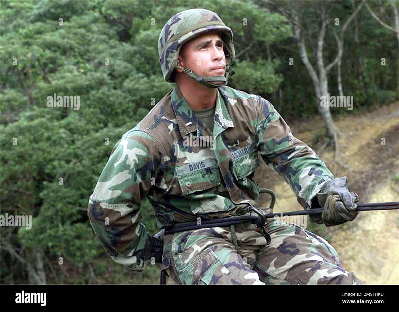 US Marine Corps Second Lieutenant (2LT) Patrick B. Davis with 3D Marine ...