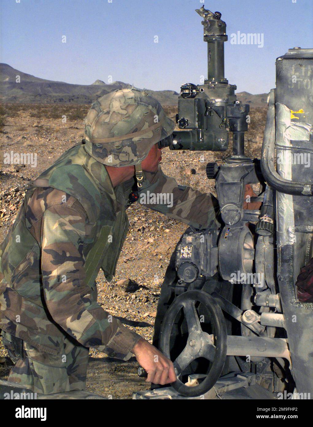 US Marine Lance Corporal Derrick Banner from Battery "L", Third ...