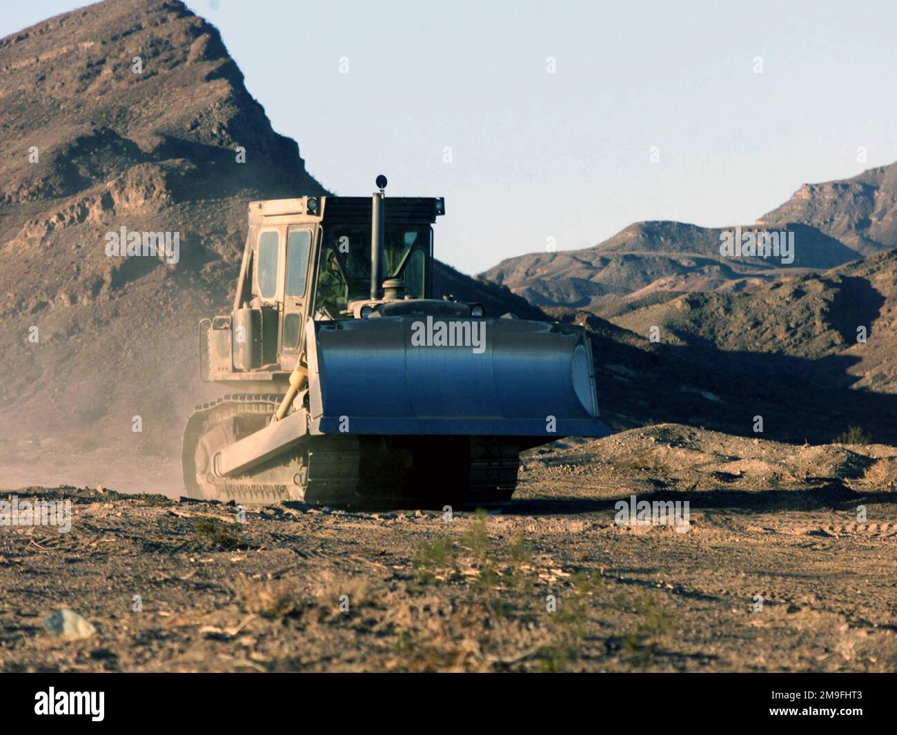 A D7G crawler tractor on the move, from First Marine Combat Engineer ...