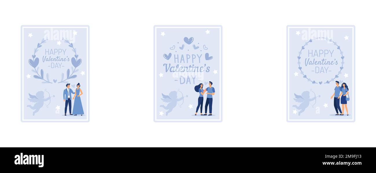 couple in love, Happy Valentine's Day, graphics suitable for decorating ...