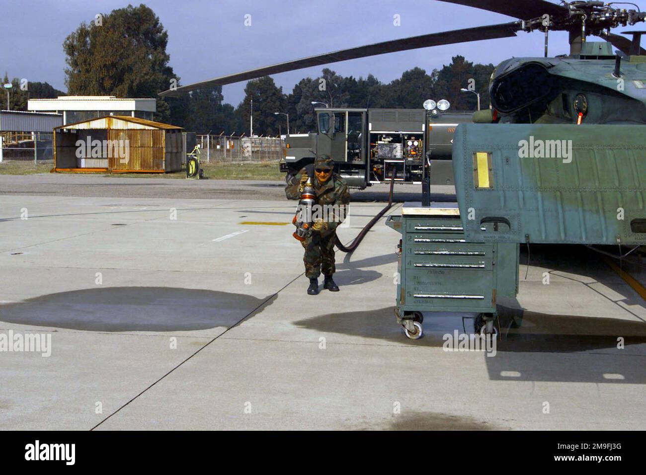 US Air Force Technical Sergeant Alan Perry, fuels management specialist ...