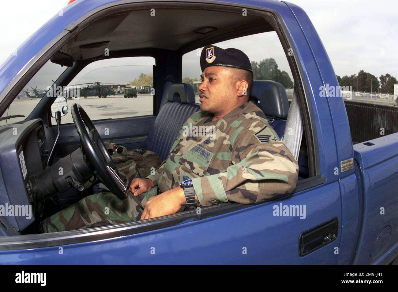 US Air Force MASTER Sergeant Al Guting, Security Forces officer, 129th ...