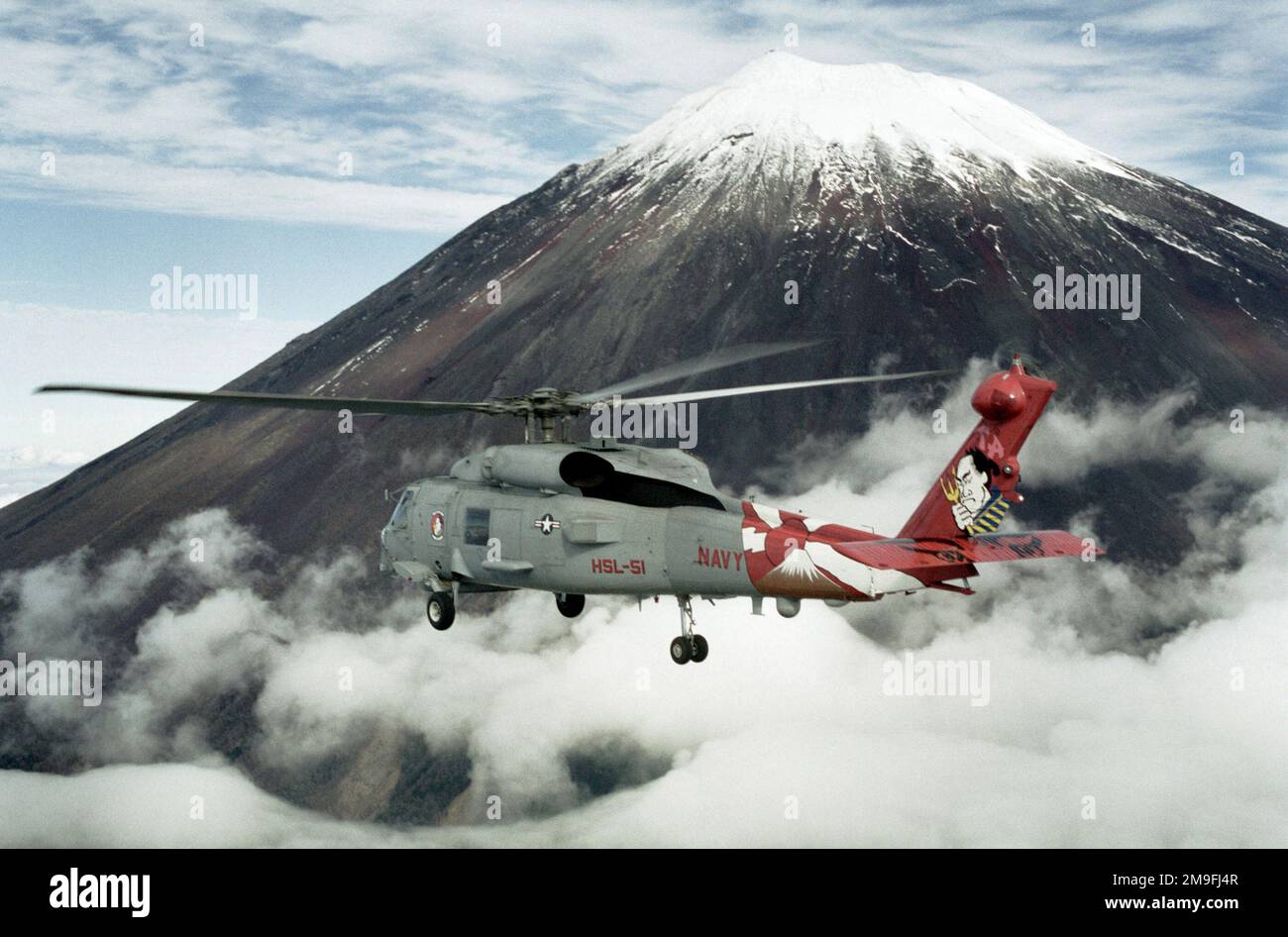 A US Navy (USN) SH-60B Sea Hawk helicopter from Helicopter Anti ...