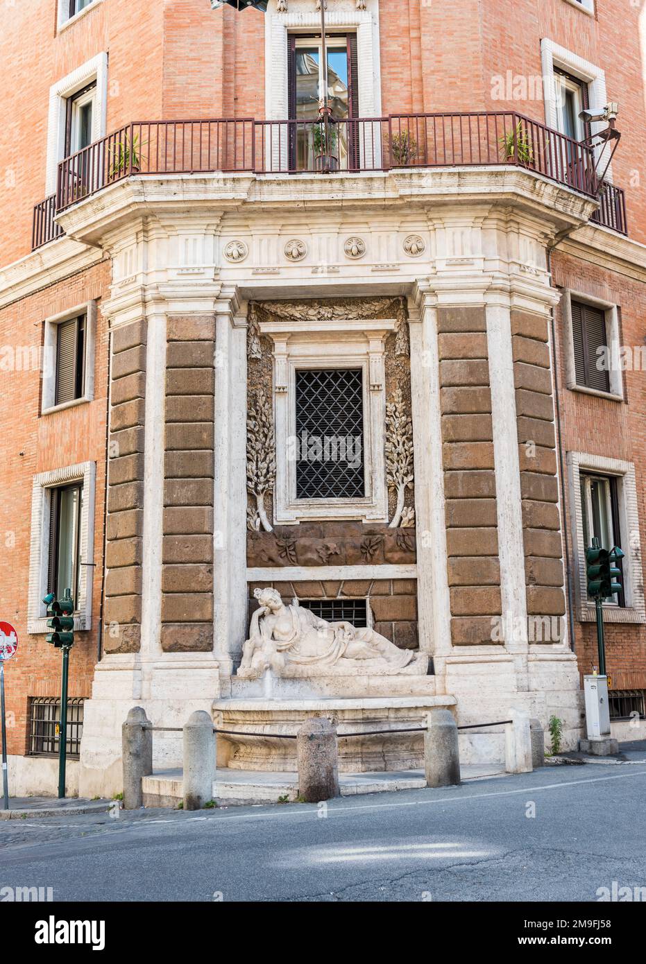 ROME, ITALY - JUNE 30, 2019: Four Fountains (Quattro Fontane) in Rome ...