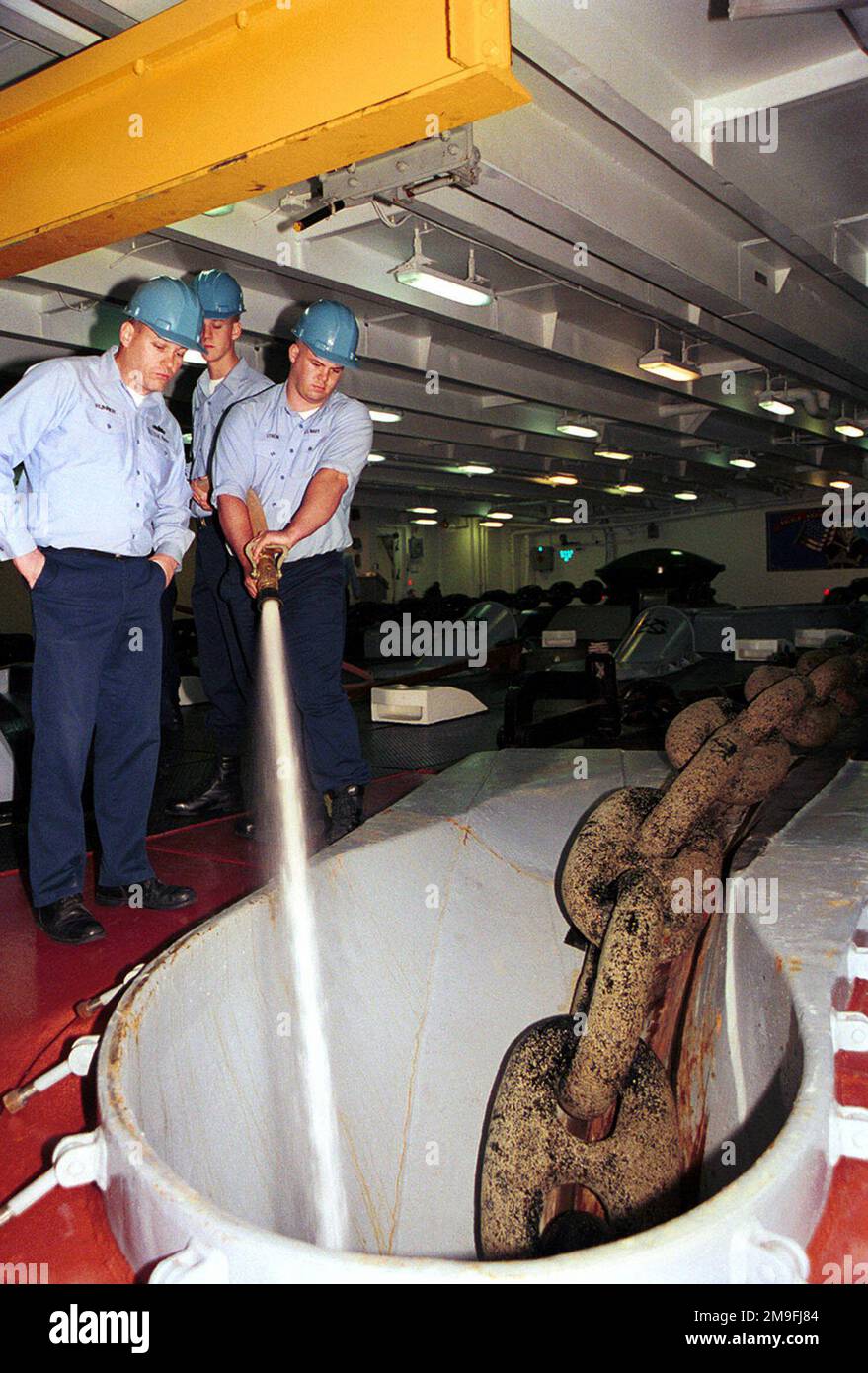 While getting underway aboard USS HARRY S. TRUMAN (CVN 75), US Navy ...