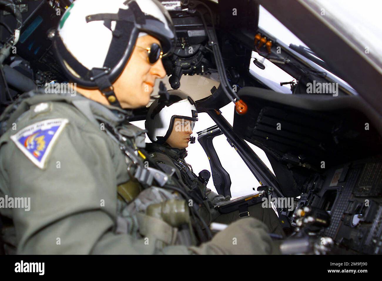 US Navy Commander Rick Scudder and US Navy Lieutenant Greg Leland ...