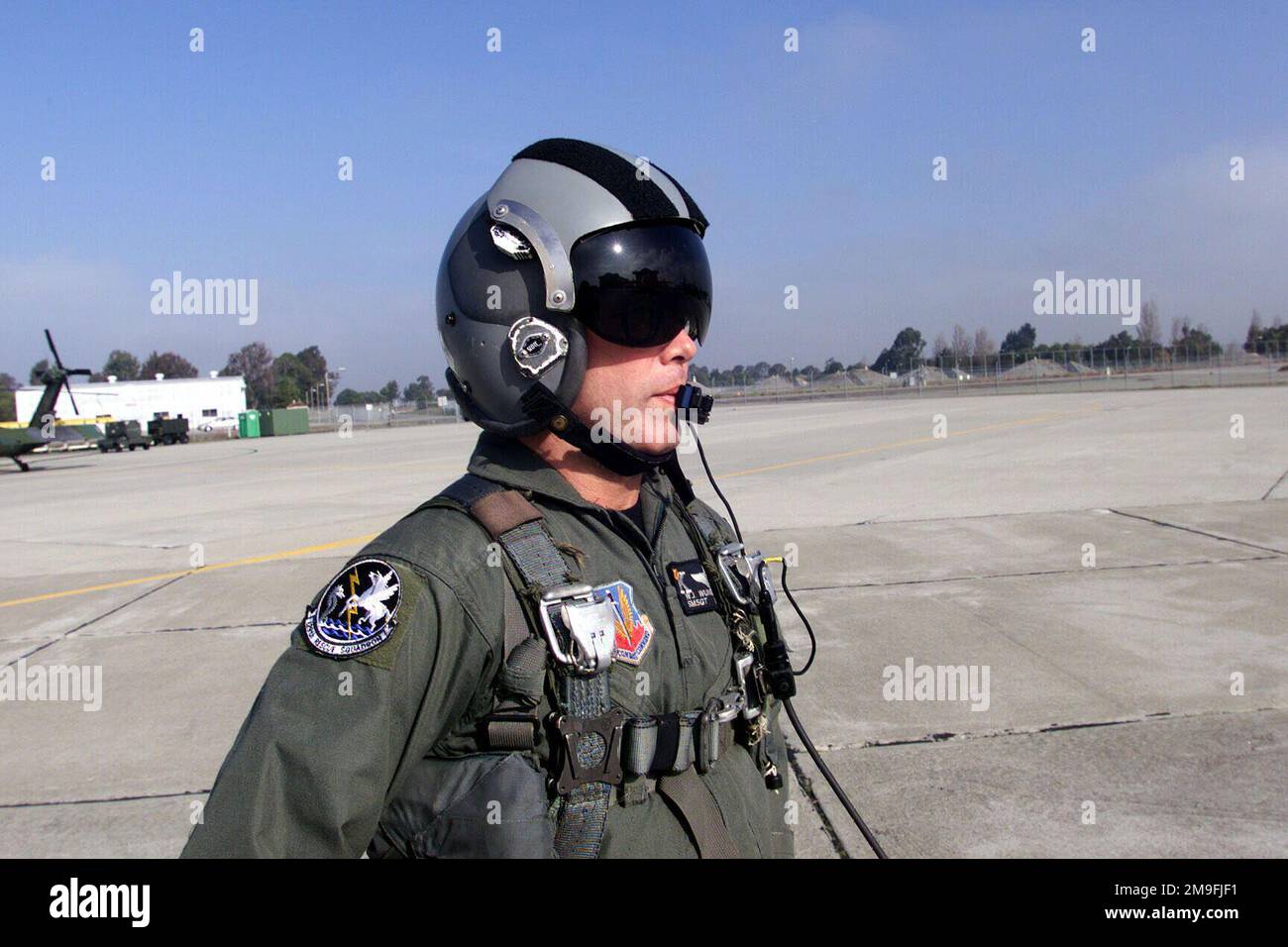 A close up view of SENIOR MASTER Sergeant Bill Wunderlin of the 129th ...