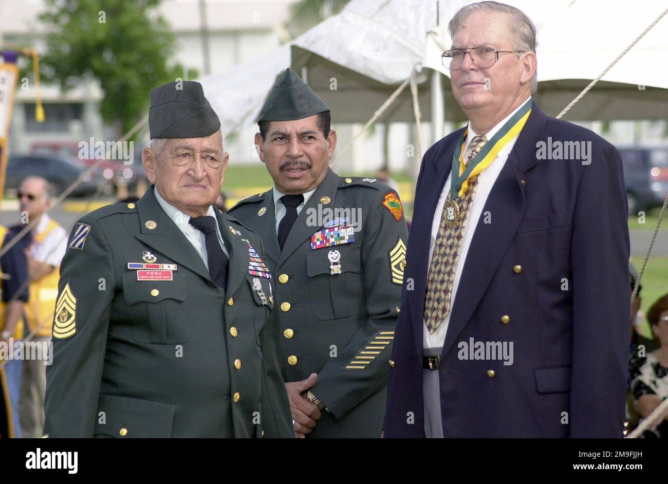 Command Sergeant Major (CSM) Jose Peña, left, and CSM Angel Kuiland ...