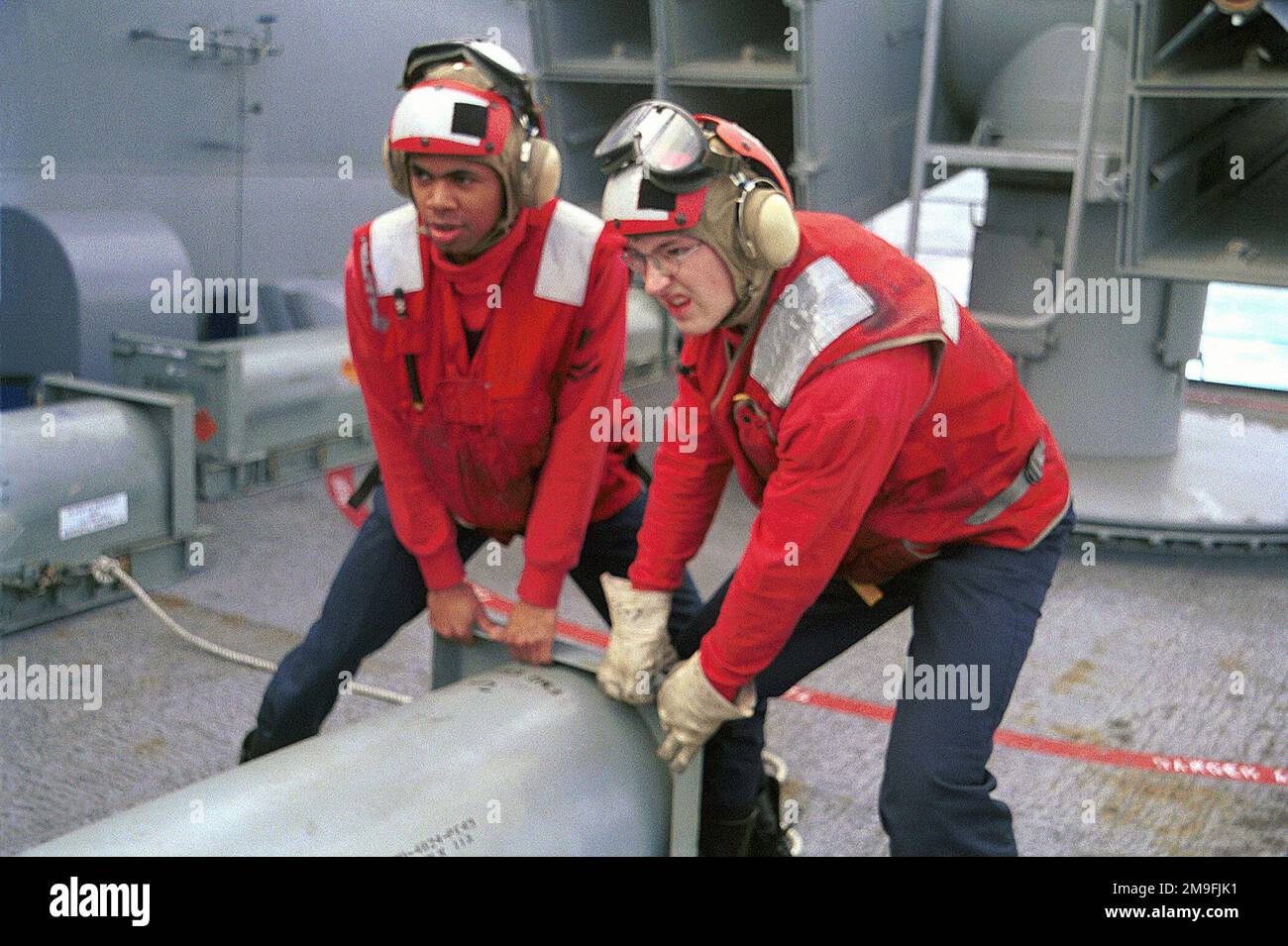 Fire Controlman Second Class Val Funderburk and Fire Controlman SEAMAN ...