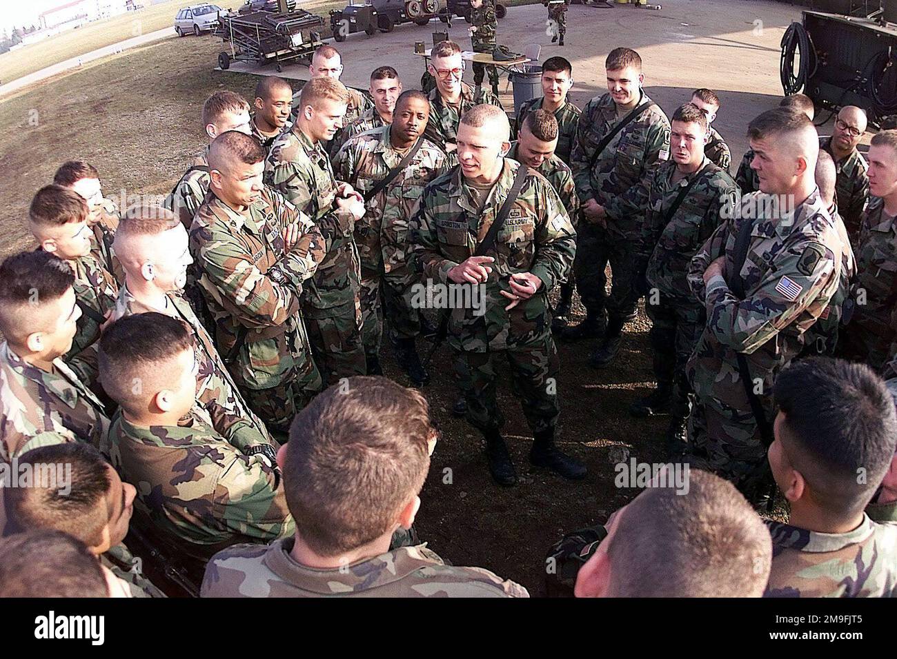 US Army Sergeant First Class Michael Grinston, platoon Sergeant for ...