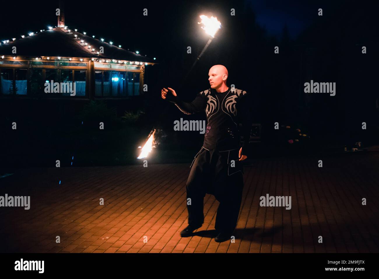 Burning man stunt hi-res stock photography and images - Alamy