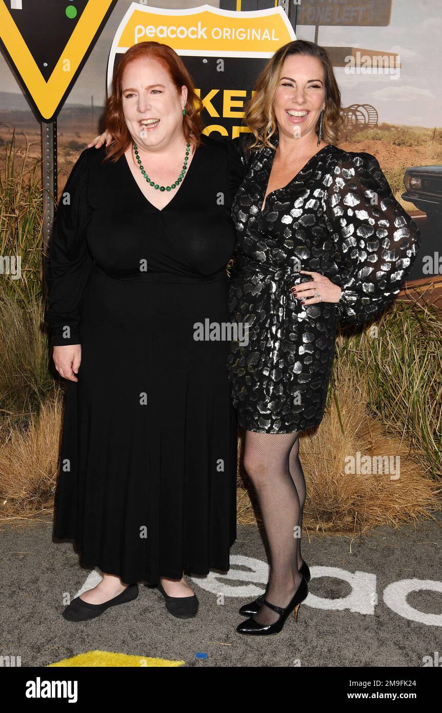 LOS ANGELES, CALIFORNIA - JANUARY 17: (L-R) Nora Zuckerman and Lilla ...