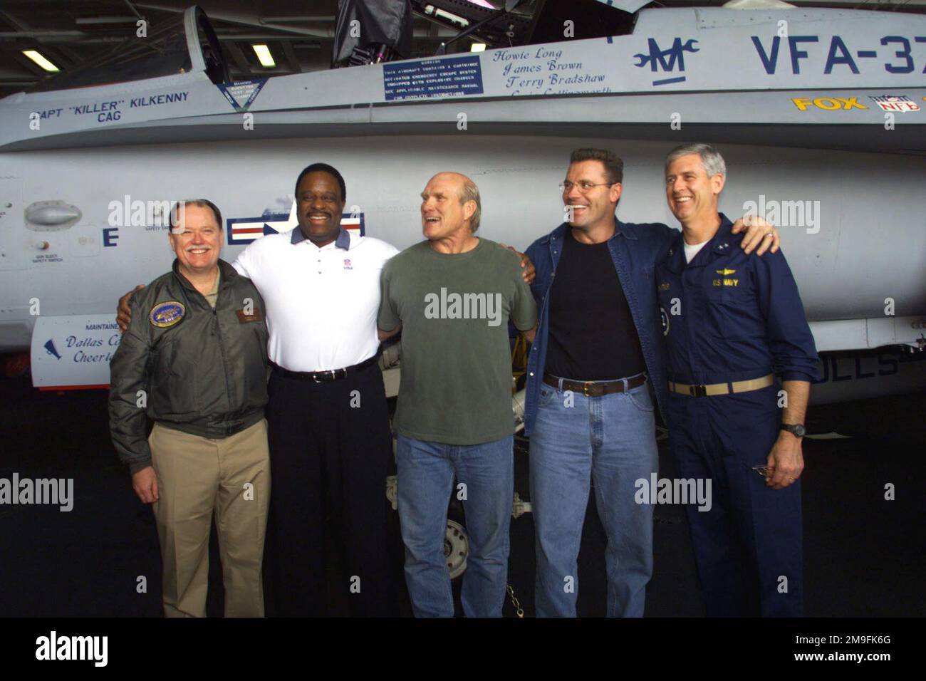 Rear Admiral James D. McAthur Jr. (right), Commander Carrier Group TWO ...