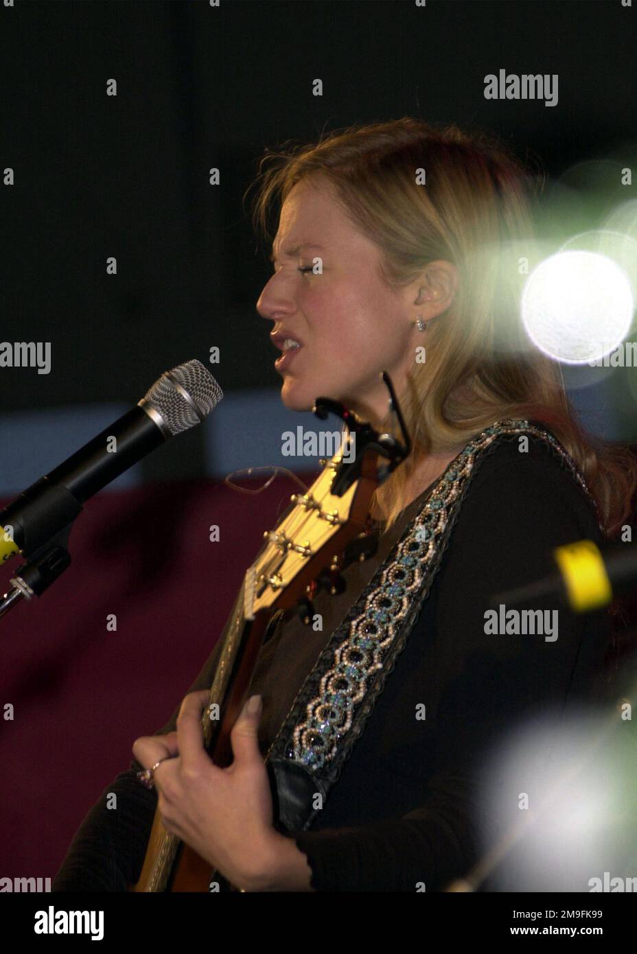 Recording Artist Jewel performs onstage during the Secretary of Defense ...