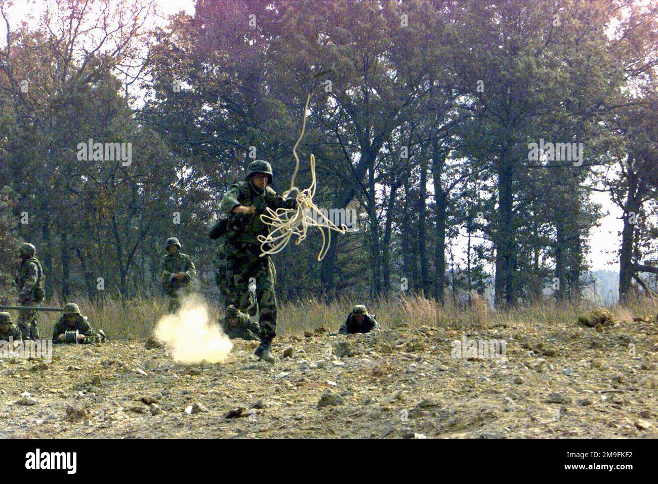 During demolition training, soldiers of 326th Engineer Battalion ...