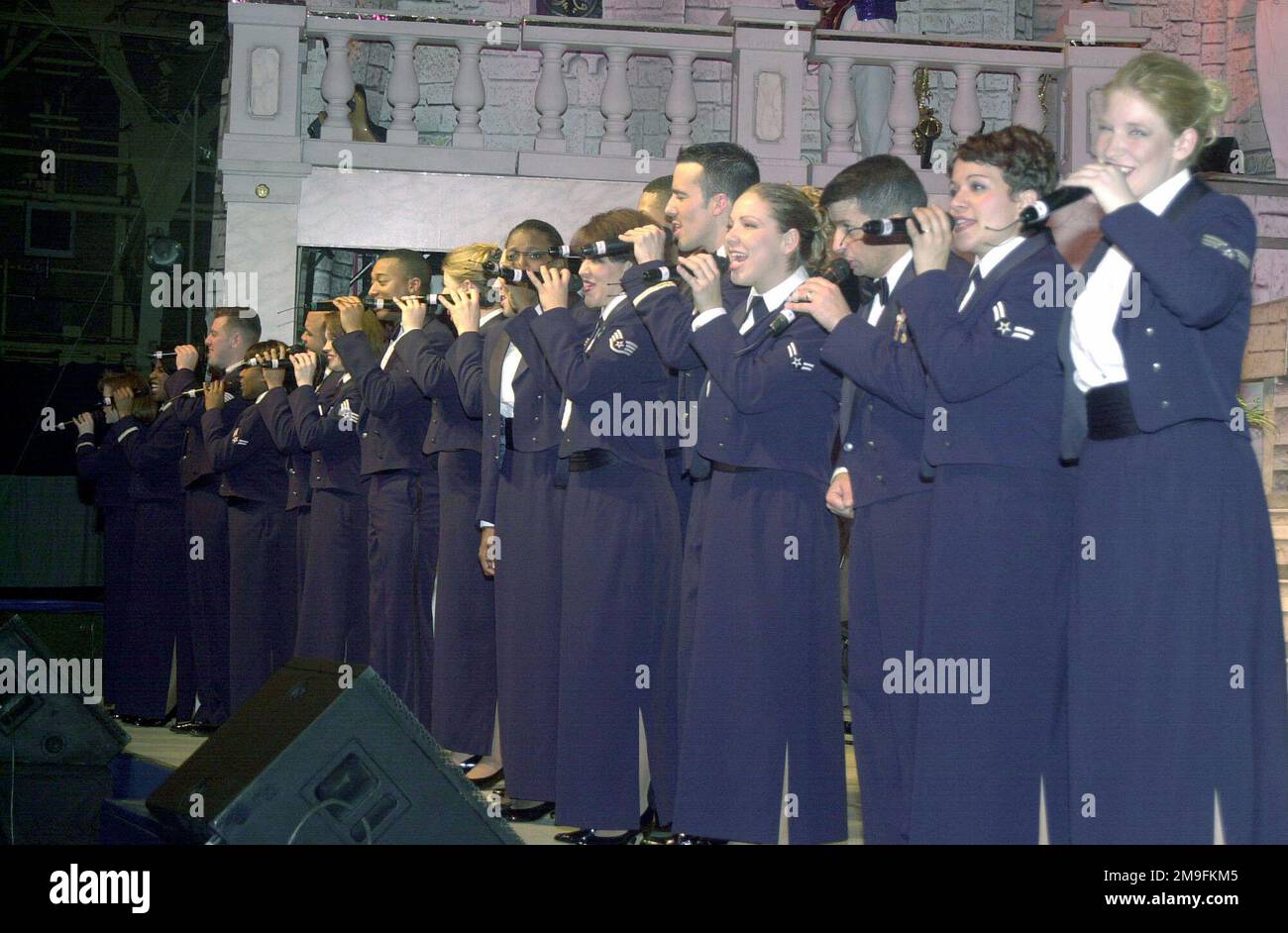 Members of the Air Force's premier entertainment showcase, Tops in Blue ...