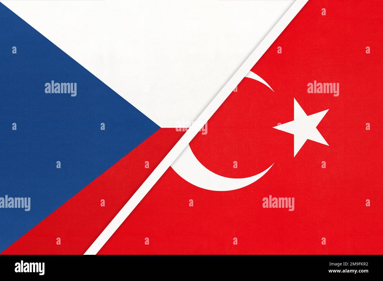 Czech Republic and Turkey, symbol of country. Czechia vs Turkish ...