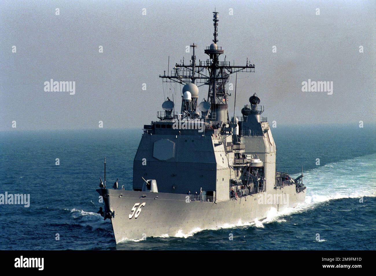 USS SAN JACINTO (CG 56) follows as USS HARRY S. TRUMAN (CVN 75) (not ...