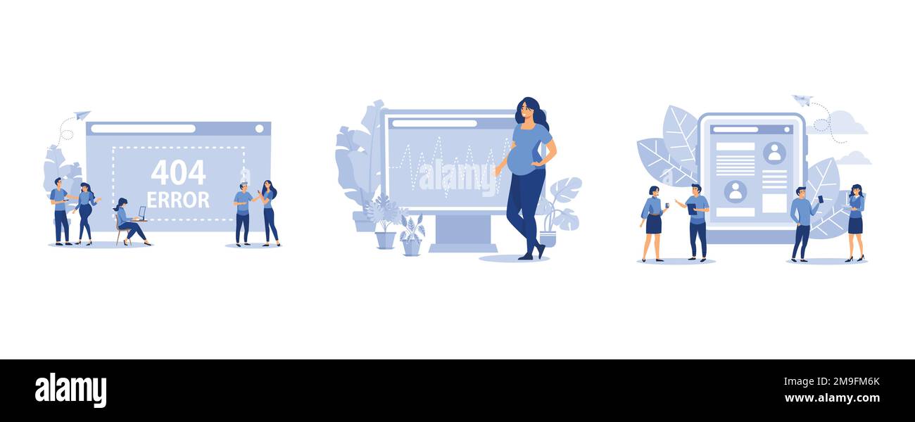 News social baby Stock Vector Images - Alamy