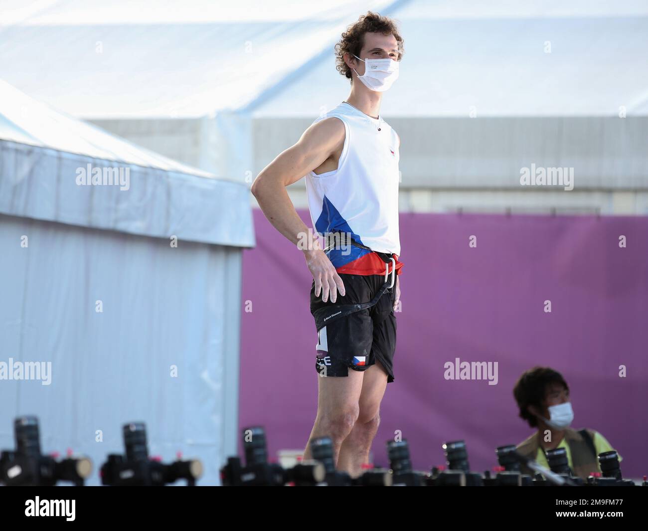 AUG 5, 2021 - TOKYO, JAPAN: Adam ONDRA of Czech Republic competes in ...