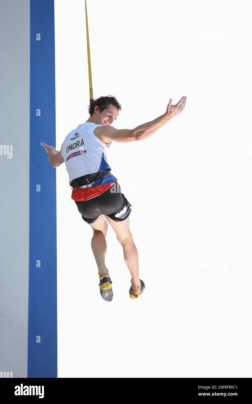 AUG 5, 2021 - TOKYO, JAPAN: Adam ONDRA of Czech Republic competes in ...